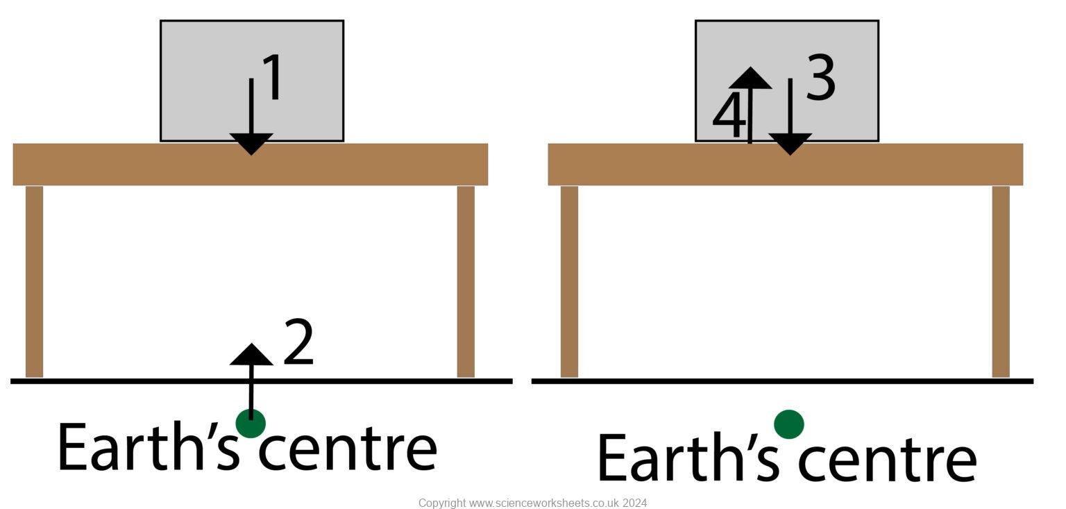 AQA GCSE Free Body Diagrams - Science Worksheets