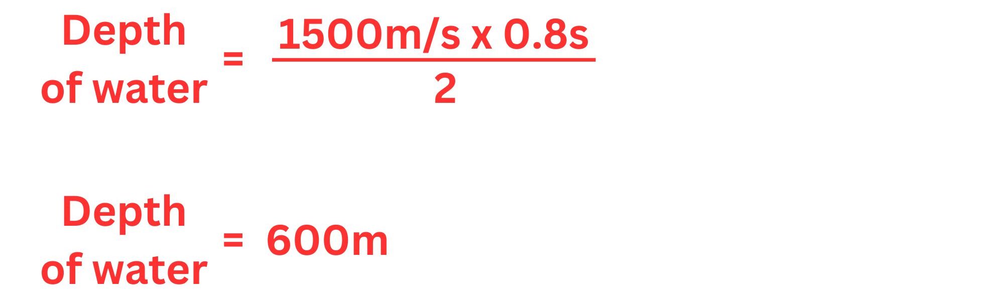 Answers to AQA GCSE Using Echo sounding - Science Worksheets