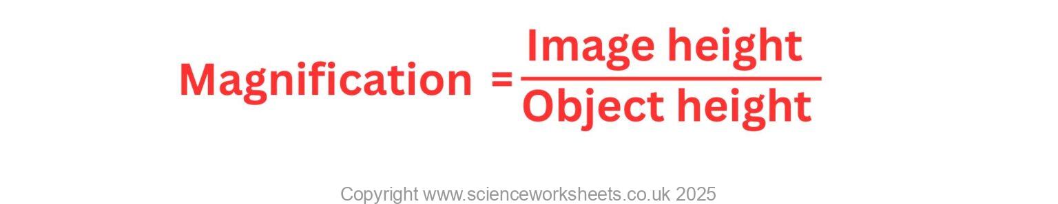 Answers to AQA GCSE Magnification and lenses - Science Worksheets