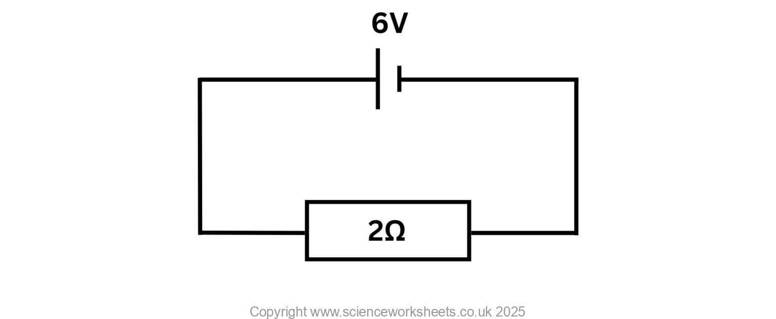 AQA GCSE Series Circuit Calculations - Science Worksheets
