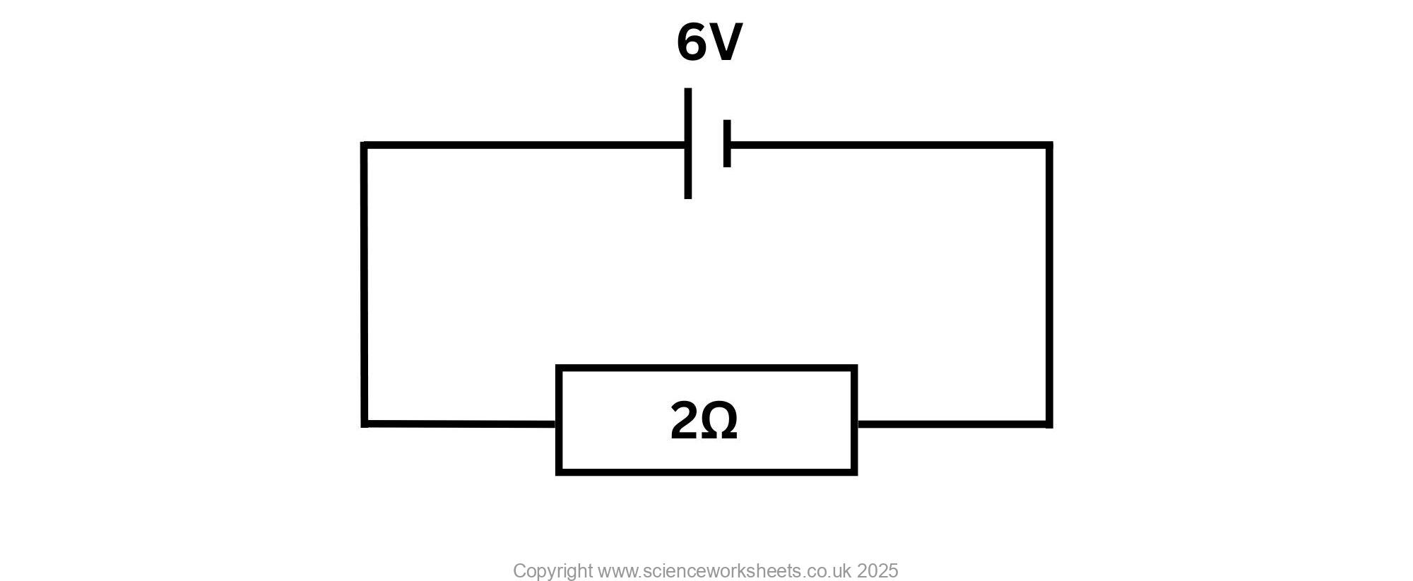 AQA GCSE Series Circuit Calculations - Science Worksheets